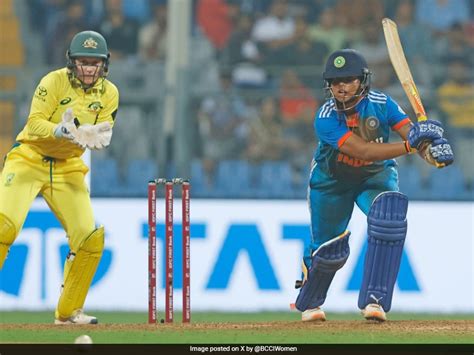 Ind Vs Aus Nd Odi Richa Ghosh Deepti Sharma S Efforts In Vain As Australia Women Take
