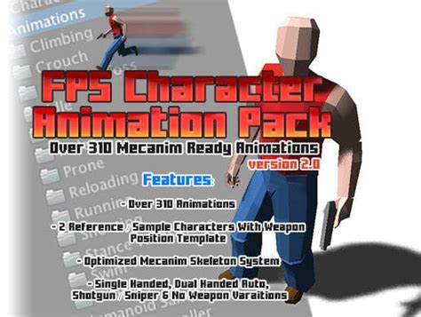 Fps Character Animation Pack Free Download Unity Asset Free