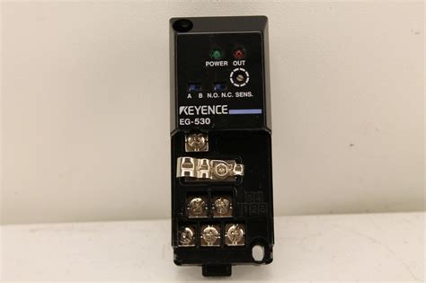 Keyence Eg 530 High Accuracy Positioning Amplifier Plc Surplus Supply Llc