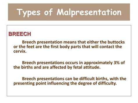 Malpresentation Ppt