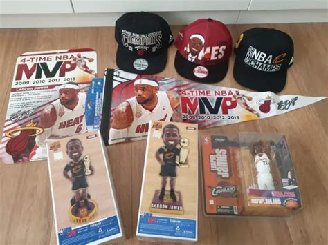 Lebron James Collection Hats Bobble Heads Sign Fugure Coin Rare Miami
