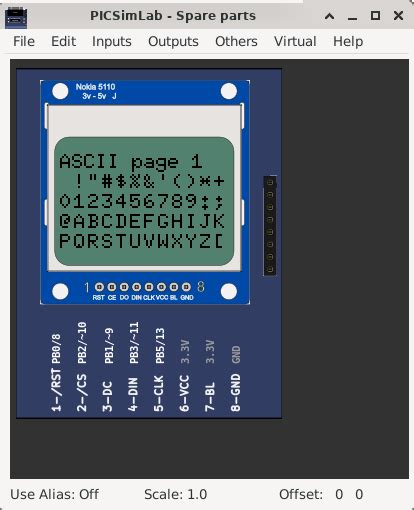 PICSimLab Examples Board Arduino Uno