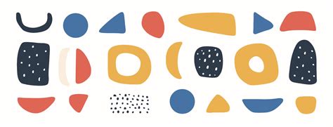 Set Of Abstract Organic Shape Hand Drawn Doodle Art Blob 46285177 Vector Art At Vecteezy