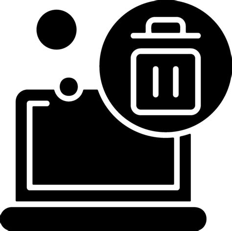 Cycle Bin Solid Eps Icon 66392994 Vector Art At Vecteezy