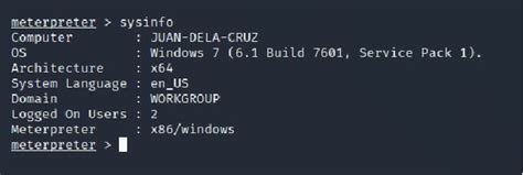 Figure 1 From Exploiting Windows 7 Vulnerabilities Using Penetration