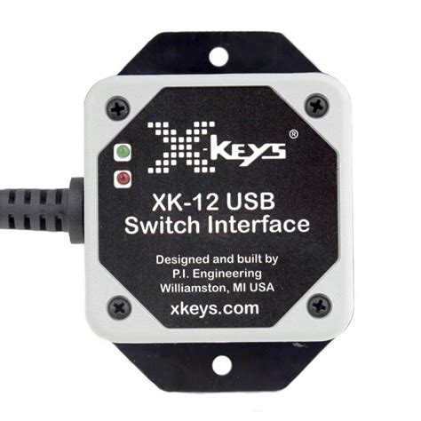 X Keys Usb 12 Switch Interface By Pi Engineering Ergocanada Detailed Specification Page