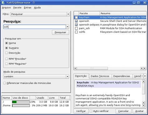 Tecnologia Da Informação Configurando Suse 102 Para Acesso Via Ssh