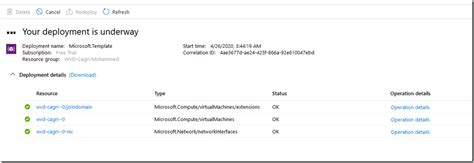 Vm Fails To Join Domain During Azure Windows Virtual Desktop Deployment