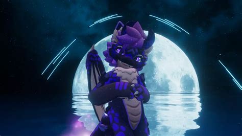 Ash Kemono Vrchat Dragon Furry Modelavatar By Therpgslayer Vrcarena