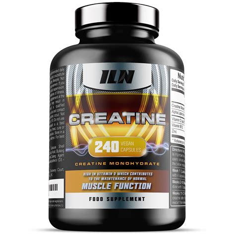 Iron Labs Nutrition Creatine Capsules 200mg X 40 Servings Enhanced