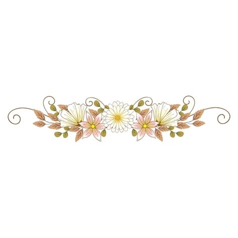 Premium Vector Flower Divider