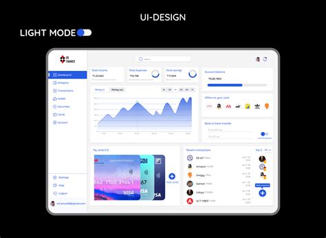 Dashboard Design LIGHT DARK MODE On Behance