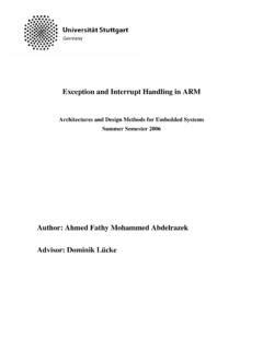 Exception And Interrupt Handling In ARM Exception And Interrupt Handling In Arm Pdf PDF PRO