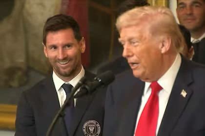 Trump Celebra Linter Alla Casa Bianca Dopo La Mls Cup Ma Messi