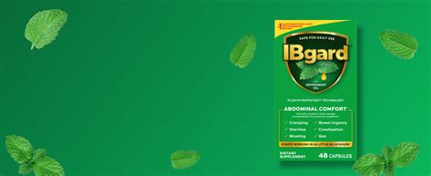 Ibgard Gut Health Supplement Peppermint Oil Capsules For