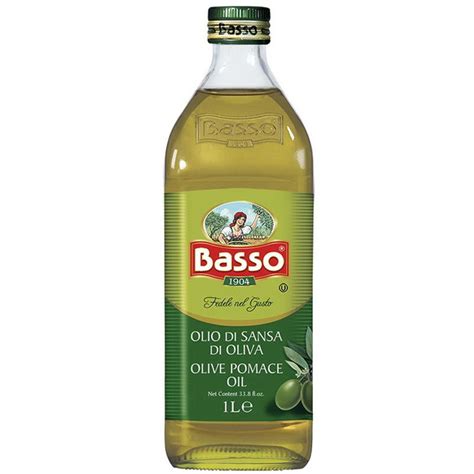 1000 мл Оливковое масло Basso Olio di sansa Рафинированное - купить с ...