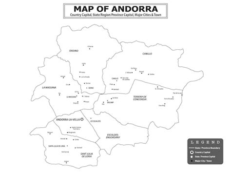 Andorra On Map Of Spain
