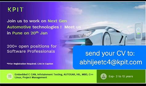 abhijeet chavan on linkedin hiringalert embeddedsystems autosar