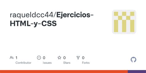 github raqueldcc44 ejercicios html y css