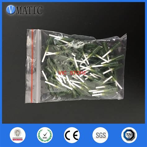 Free Shipping 14g 1 2” Inch Pp Flexible Glue Dispensing Needle Tip Vmatic