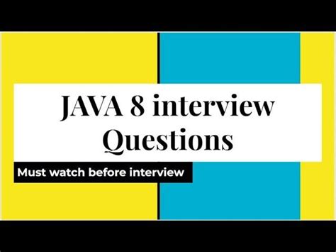 Java 8 Interview Questions Java 8 Interview Questions For Experienced