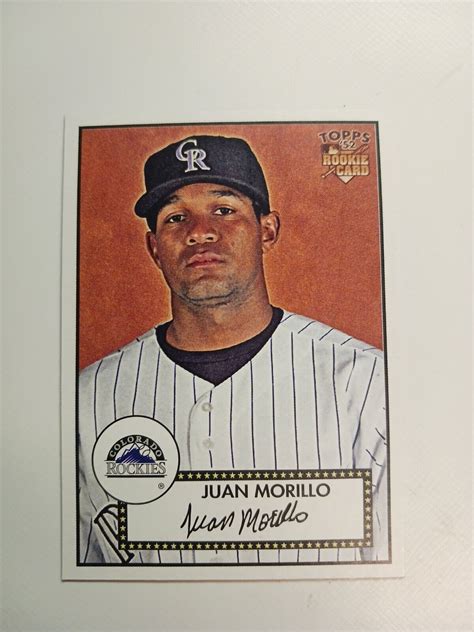 2007 Topps 52 Juan Morillo 218 Sp Rookie Colorado Rockies Ebay