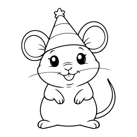 어린이 색채 활동을 위한 귀여운 그림의 터 일러스트레이션 프리미엄 벡터