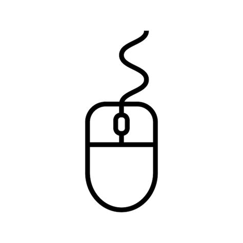 Premium Vector Computer Mouse Icon Vector Design Template