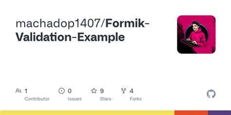GitHub Machadop1407 Formik Validation Example