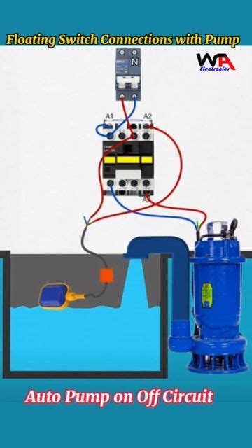 Working Of Floating Switch Pump Auto Start Stop Circuit