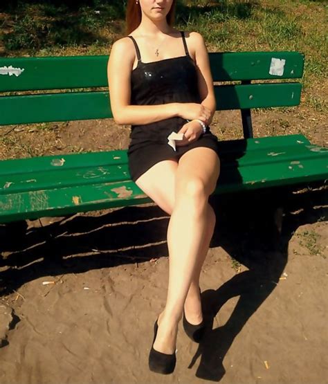 Sexy On Bench Pic Of