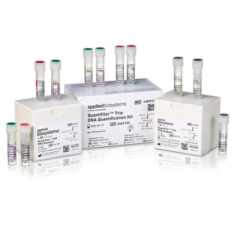 Applied Biosystems Quantifiler Trio Dna Quantification Kit 400 Reactions Buy Online Applied