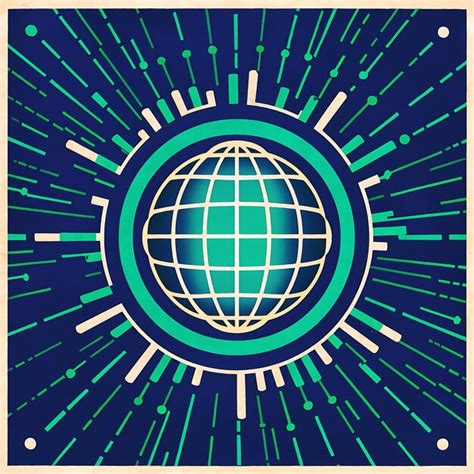 Digital Globe Shielded A Visual Representation Of Global Cybersecurity Premium Ai Generated Image