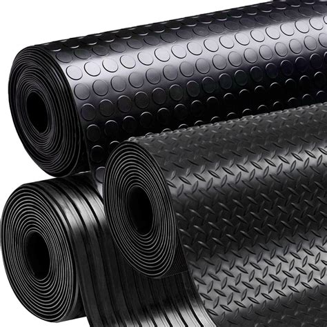 Rubber Flooring 3mm Thick Garage Floor Mat Waterproof Anti Slip Dot