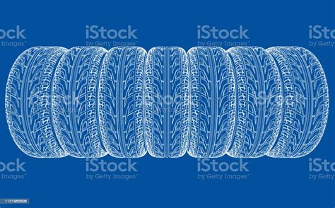 자동차 타이어 개념입니다 3d의 벡터 렌더링 0명에 대한 스톡 벡터 아트 및 기타 이미지 0명 개체 그룹 단순함 Istock