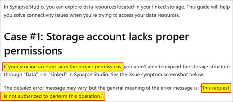Request Not Authorized To Read Metadata From Cosmos Db Analytical Store Microsoft Qanda