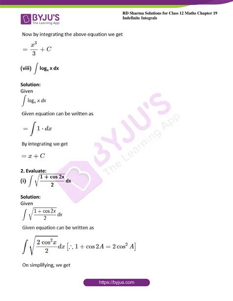 Rd Sharma Solutions For Class 12 Updated For 2023 24 Chapter 19