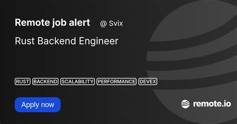 rust backend engineer