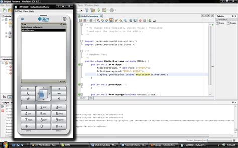 membuat aplikasi “hello world” dengan menggunakan j2me eksplorasi
