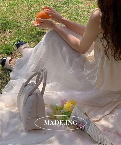 영상 Made 쁘띠 쉬폰 샤 플레어 스커트 밴딩 치마 7color