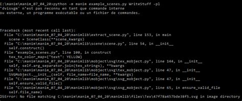 No File Matching In Image Directory · Issue 967 · 3b1bmanim · Github