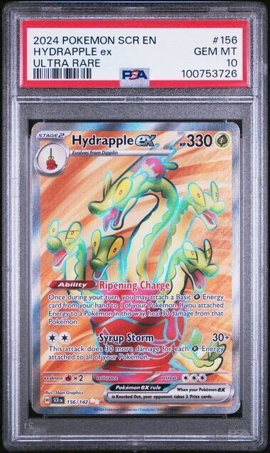 Hydrapple Ex 2024 Scarlet And Violet Stellar Crown 156142 Ultra Rare
