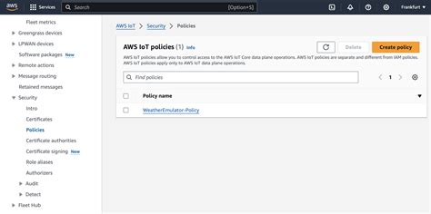 connect the emulator to aws iot core and stream data arm learning paths