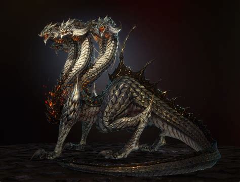 3 Headed Hydra Dragon