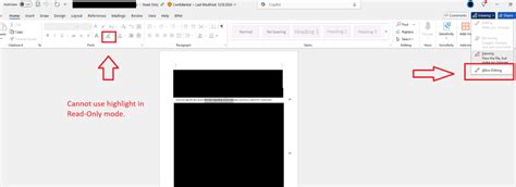 highlighting text not working microsoft qanda
