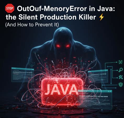 🛑 Outofmemoryerror In Java The Silent Production Killer And How To Prevent It By Lakshika