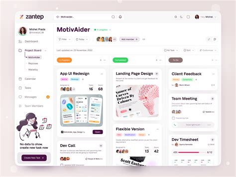 Task Management Dashboard On Behance