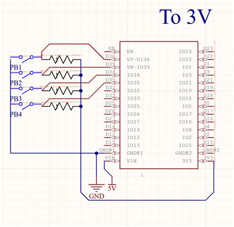 Beginner Question Regarding External Pullup Resistor Wiring Resp32
