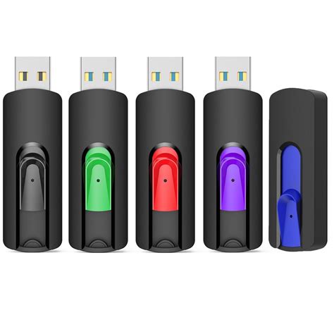 Kootion 5pack Large Storage Bulk 32gb Usb 20 Flash Drive Retractable