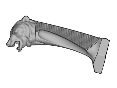 Knife Handle 3d Stl Model For Cnc Router Carving Machine Engraver